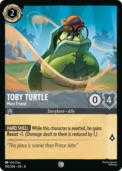 8ROF-190, C, Toby Turtle - Wary Friend – Kai of Cards