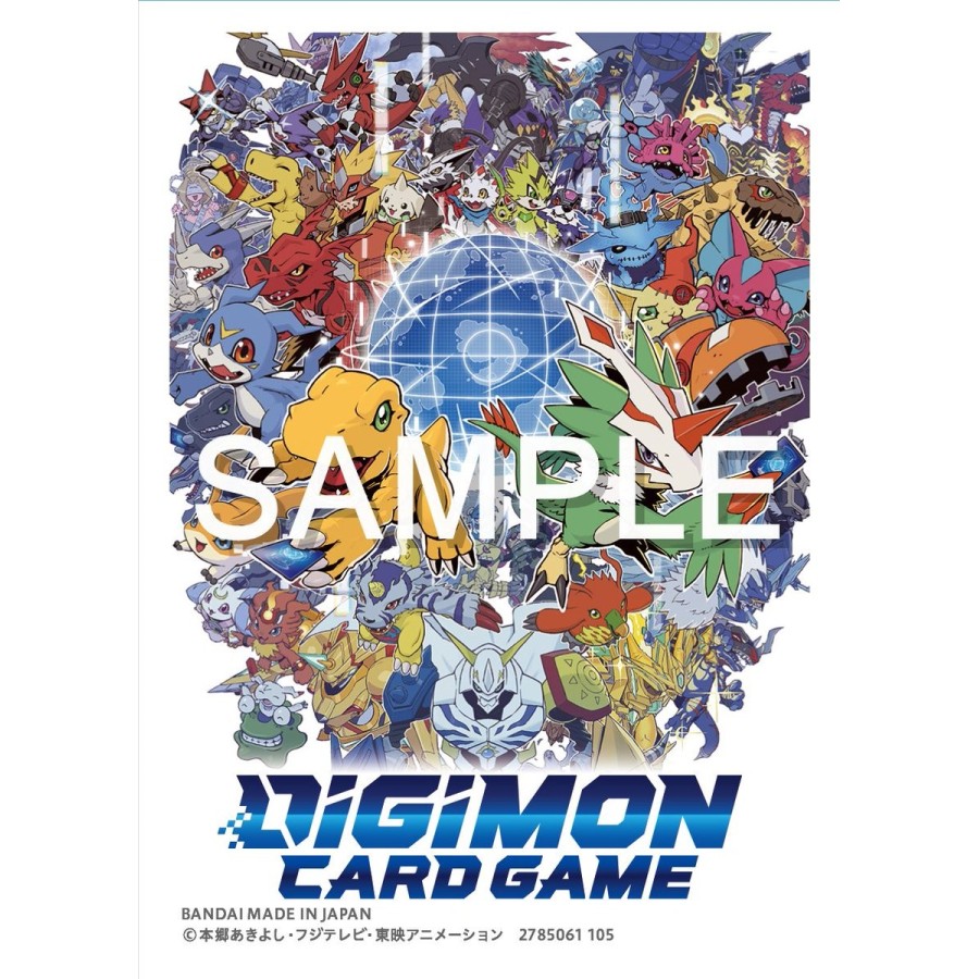Bandai - Digimon Card Game Official Sleeves - 5th Anniversary Digimon ...