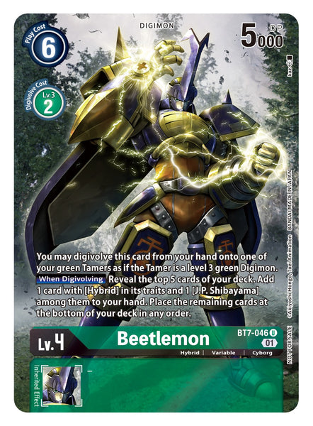 BT07-046 U, Beetlemon (2nd Anniversary Reprint) – Kai of Cards